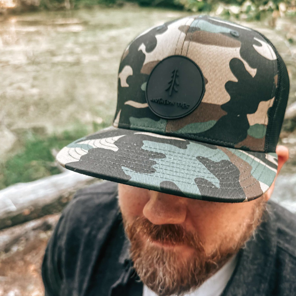 Flat Bill Camo Hat – Northern Ties MN