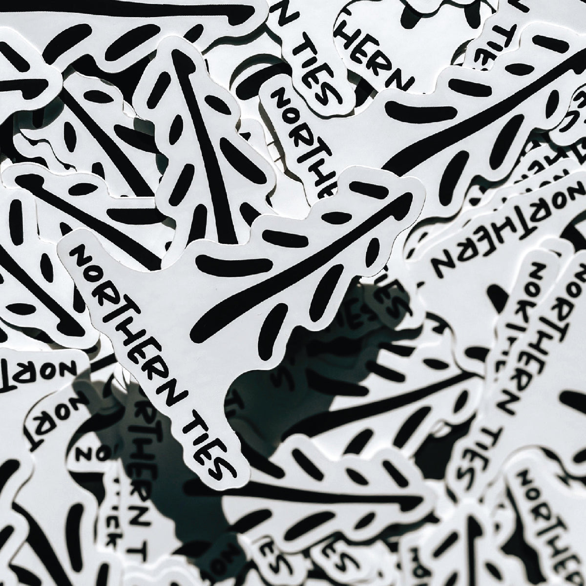 White NT Sticker – Northern Ties MN